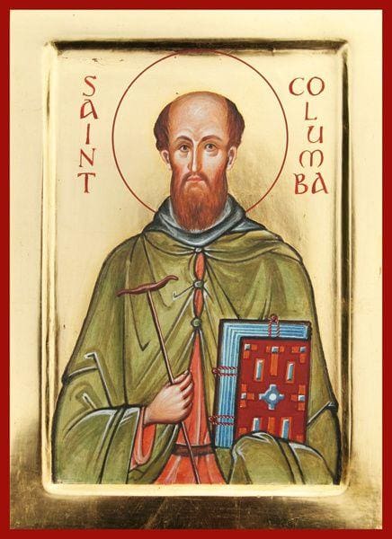 St. Columba of Iona Orthodox icon
