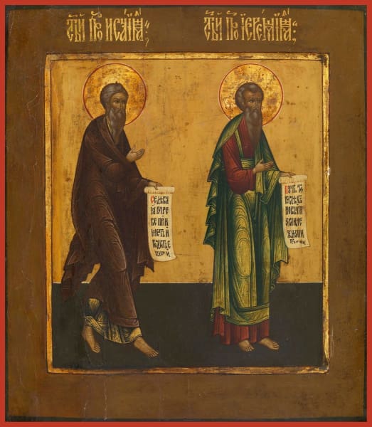 Orthodox Icon | Prophets Isaiah and Jeremiah