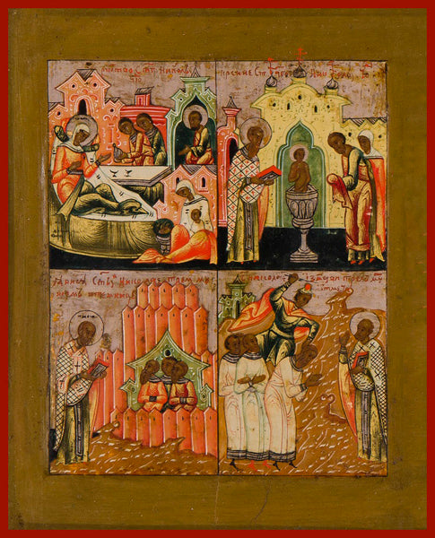 The Life of St. Nicholas | Orthodox Icon | Part A