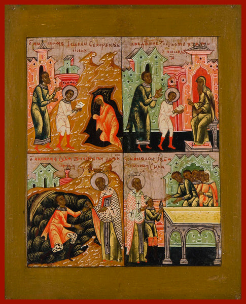 The Life of St. Nicholas | Orthodox Icon | Part B
