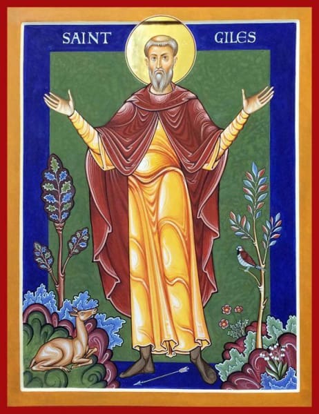 Orthodox Icon | St. Giles the Hermit