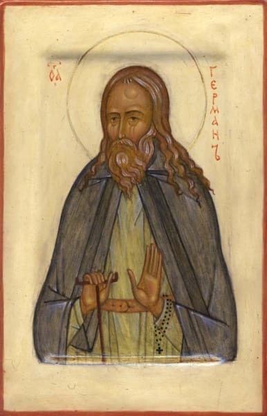 St. Herman of Alaska Orthodox mounted icon