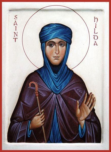 St. Hilda of Whitby Orthodox icon