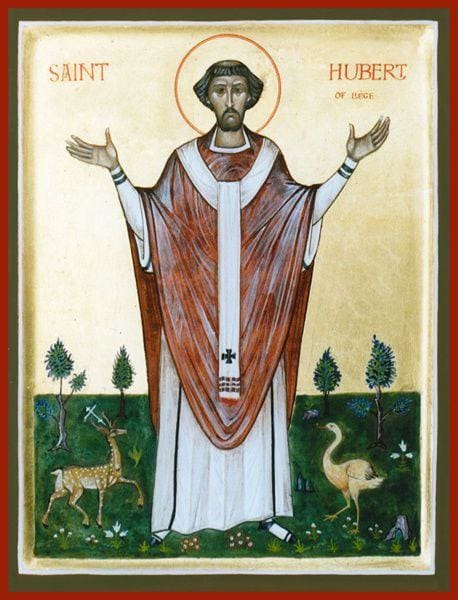 St. Hubert of Liege Orthodox icon