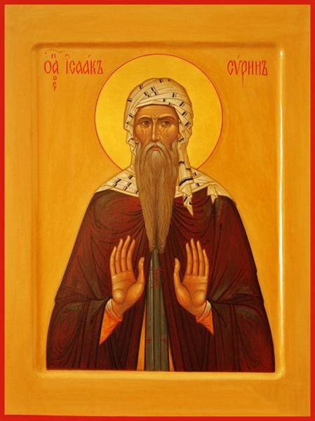 St. Isaac the Syrian Orthodox mounted icon