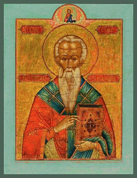St. Jacob the Apostle Orthodox mounted icon
