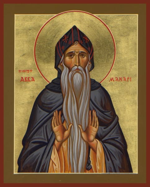 St. Macarius the Great Orthodox icon
