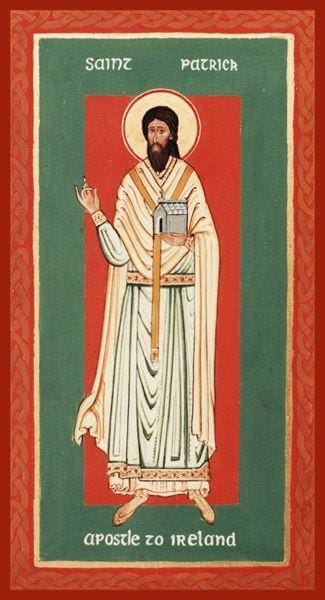 St. Patrick of Ireland Orthodox icon