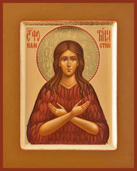 St. Photini of Palestine Orthodox mounted icon