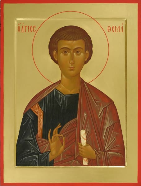 St. Thomas the Apostle Orthodox mounted icon
