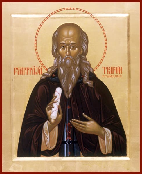 St. Tryphon Petsamolainen Orthodox icon for sale