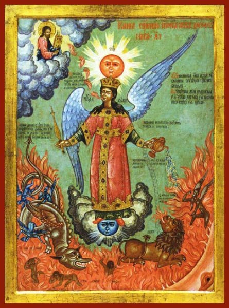 The Pure Soul mounted Orthodox icon for sale